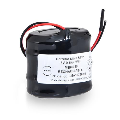 Batterie Nimh 5x V500HT 5S1P ST4 6V 500mAh FIL - Piles à hydrure ...