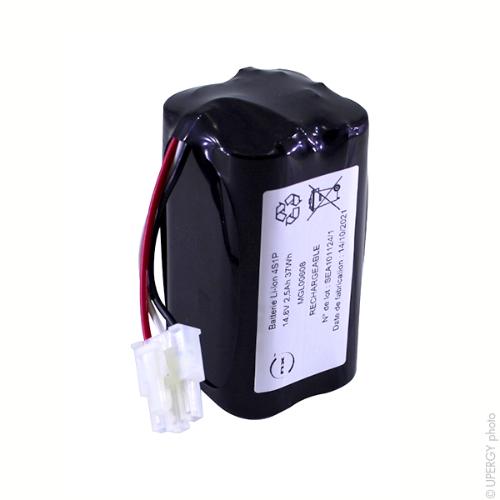 Batterie Li-Ion 4x 18650 4S1P ST2 14.4V 2.5Ah Molex - Lithium batteries ...